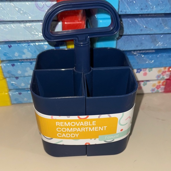 Storage & Organization | Navy Blue Removable Compartment Caddy | Poshmark